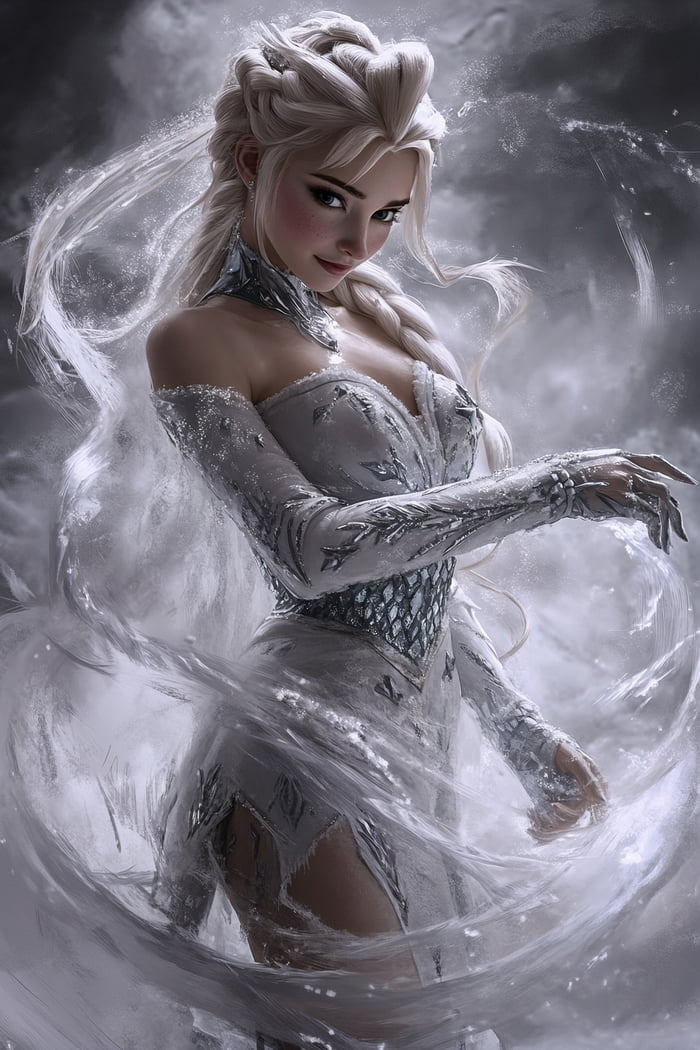Frozen Elegance: Elsa in Her Element - 9GAG