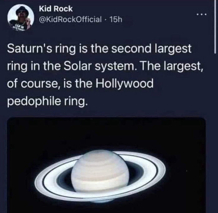 Yeah, that's a pretty big ring. - 9GAG