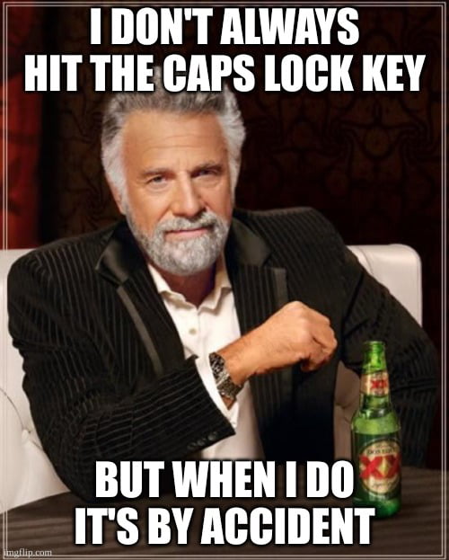 Seriously, so much real estate for the most useless key ever - 9GAG