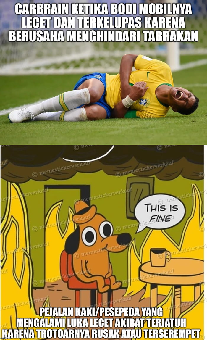 Strongest car driver vs weakest pedestrian - 9GAG