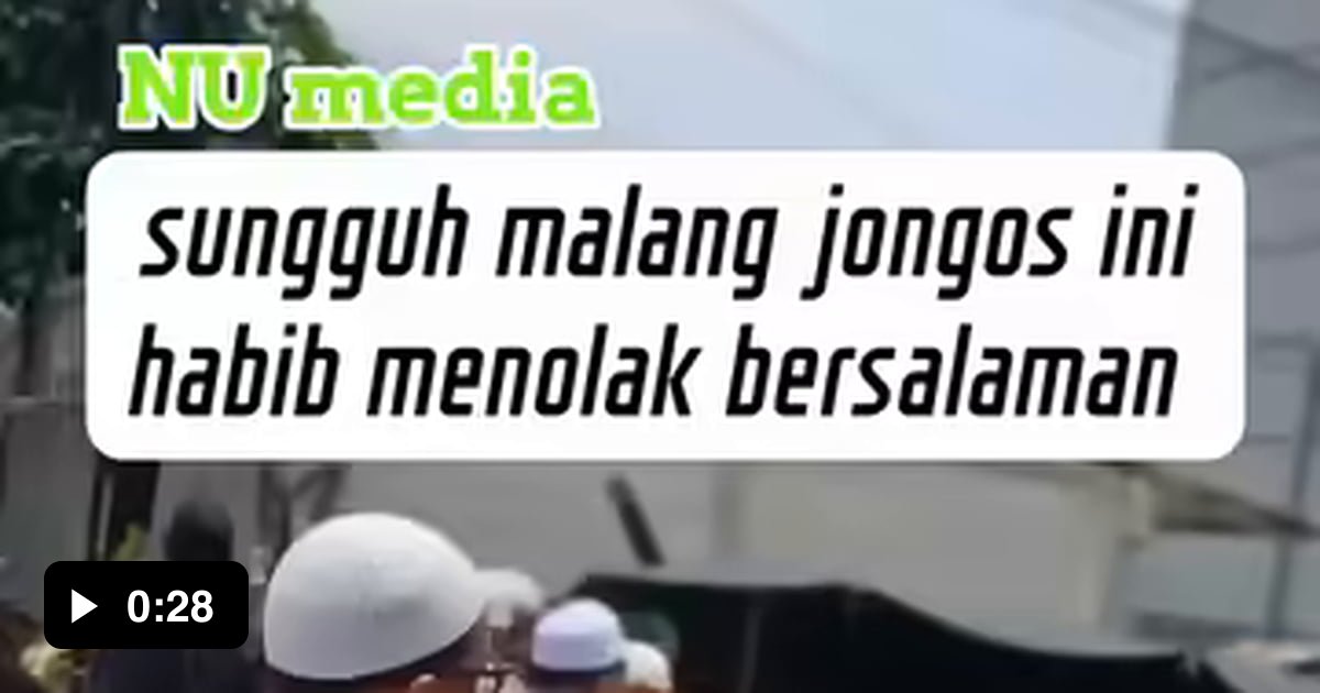 Bisa kudisan kalo habib salaman sama jawir - 9GAG