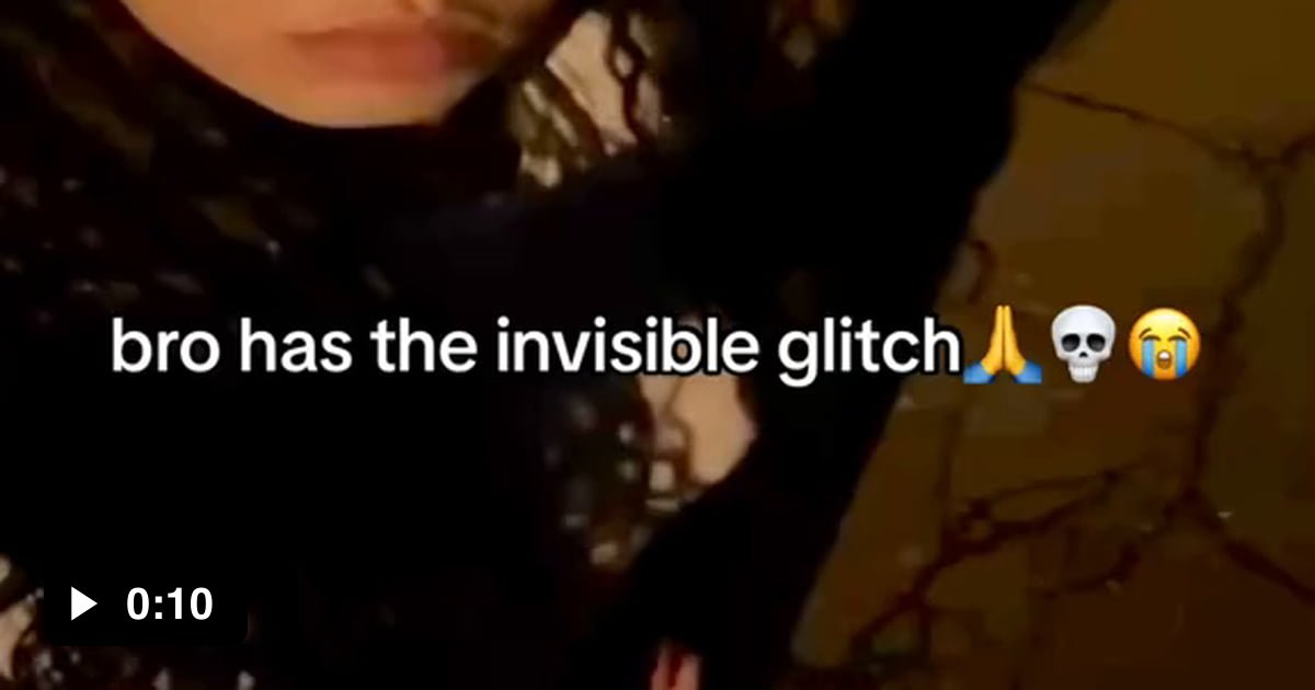 Invisible glitch - 9GAG