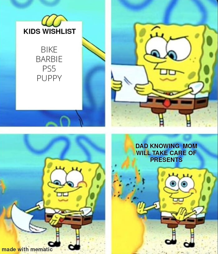 As a dad, its a right of passage to be just as surprised as the kids ...