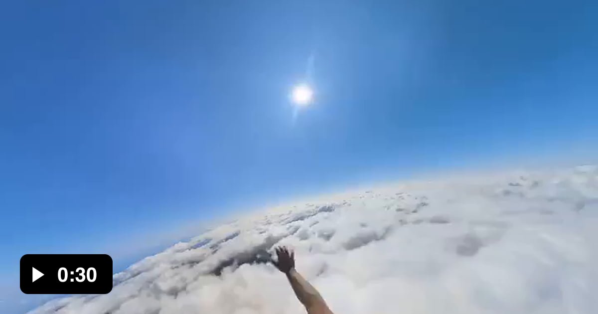 Skydive into the cloud - 9GAG