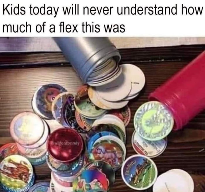 Back in my day, we didn't have pokémon , we had little cardboard ...