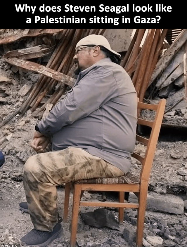 Steven Seagal was diagnosed with Gaza - 9GAG