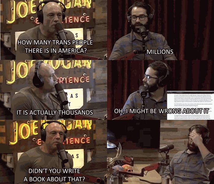 Matt Walsh author of the book "What is a woman" at JRE #1895 - 9GAG