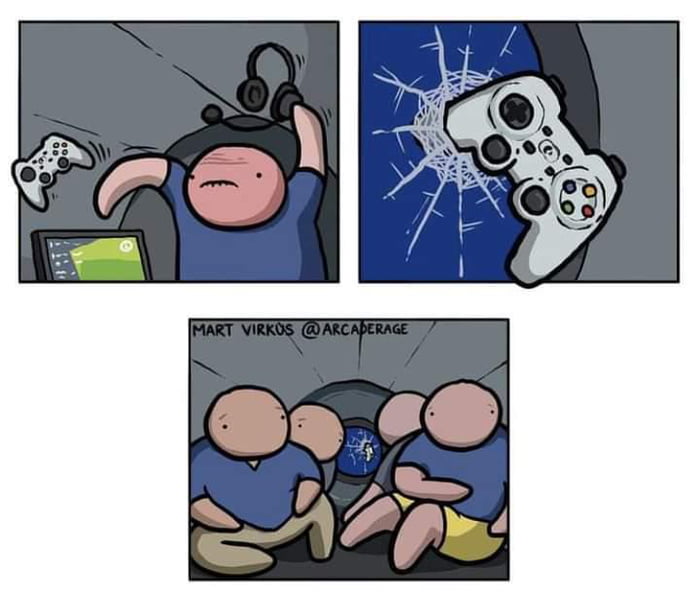 The consequences of rage - 9GAG