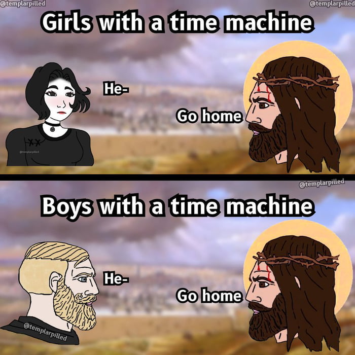 Michael J with time machine: He He - 9GAG