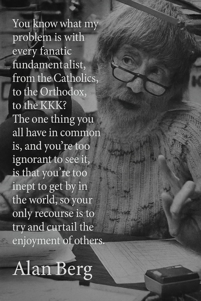 Alan Berg, quote from the movie The Order. - 9GAG