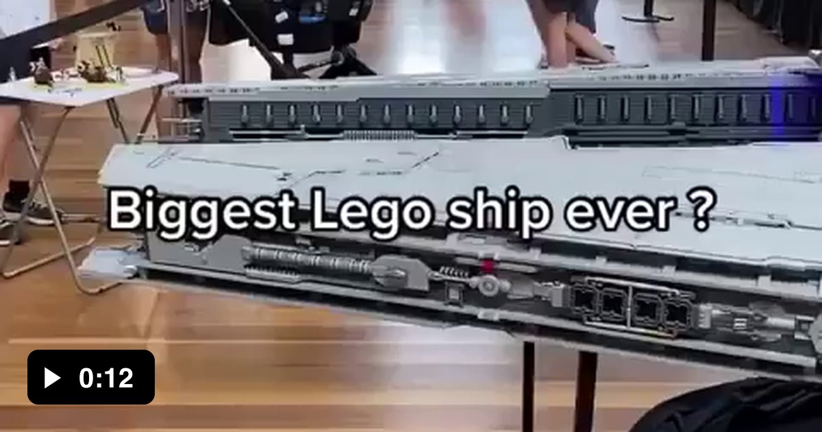 Biggest Ever Lego "Star Wars" Ship Ever That Cost Up to $50K & Took 14 ...