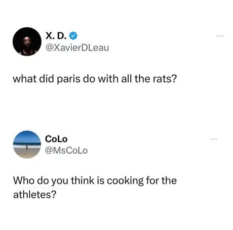 Paris rats during the Olympics - 9GAG