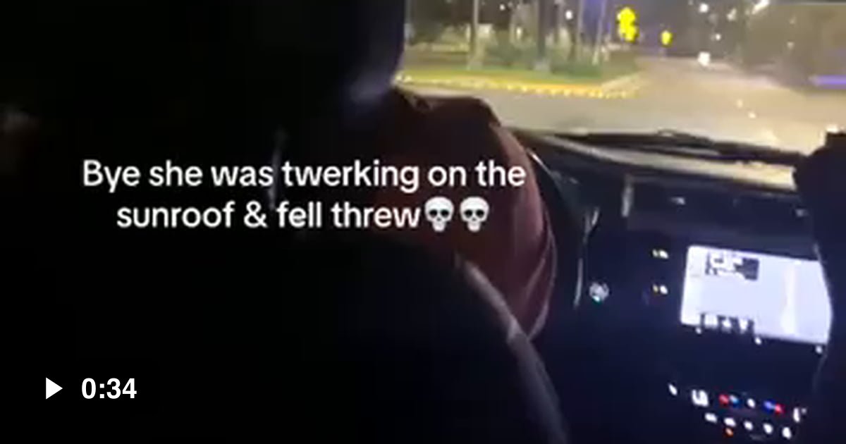 Awkward ride home after girl shatters Uber drivers sunroof. - 9GAG