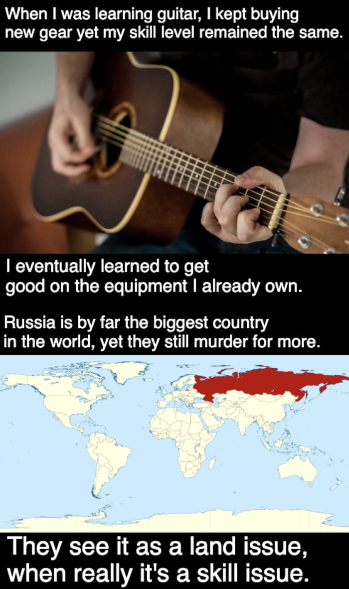 Imagine having that much land yet you still suck - 9GAG