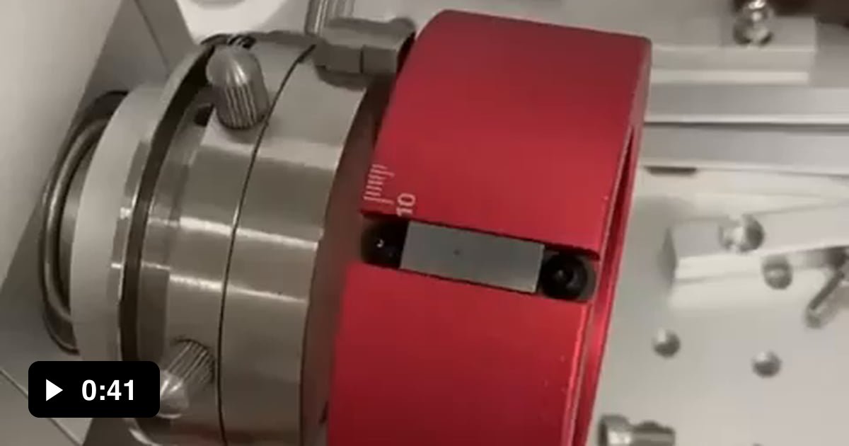 Laser etching notches on a circular dial - 9GAG