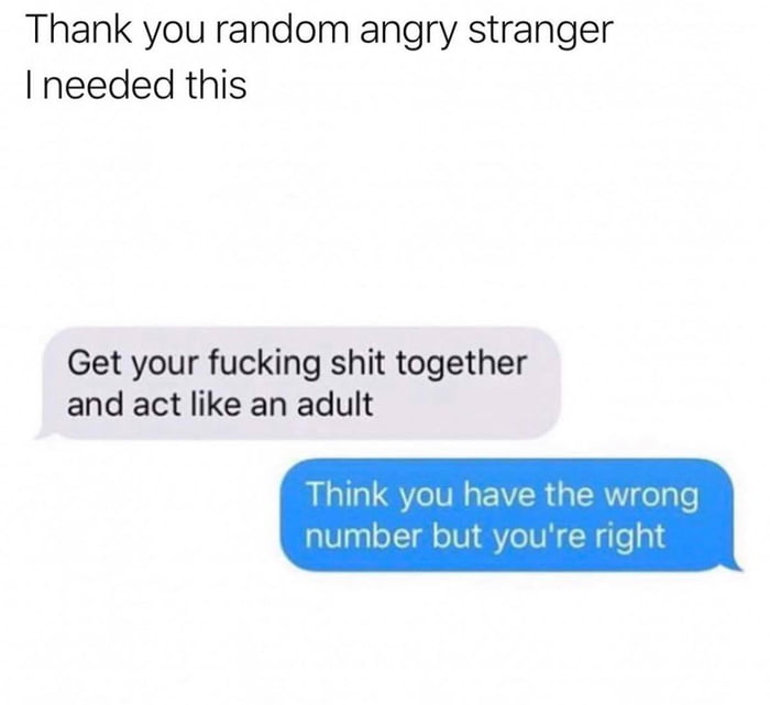 Thank you random angry stranger - 9GAG