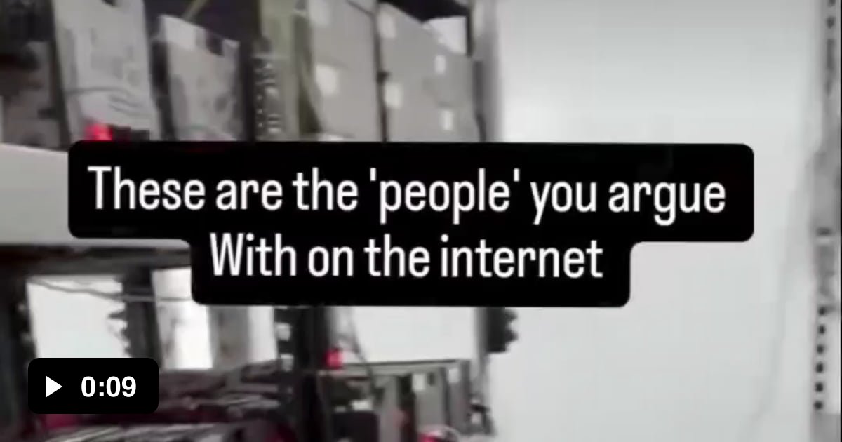 A trollfarm or botfarm in unknown location - 9GAG