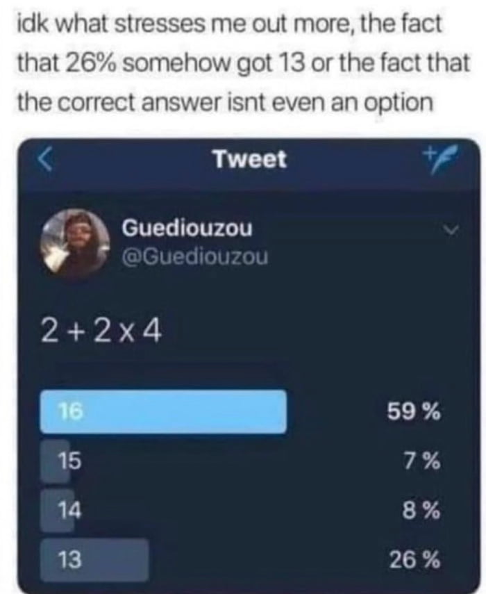 The internet struggles with basic math. - 9GAG
