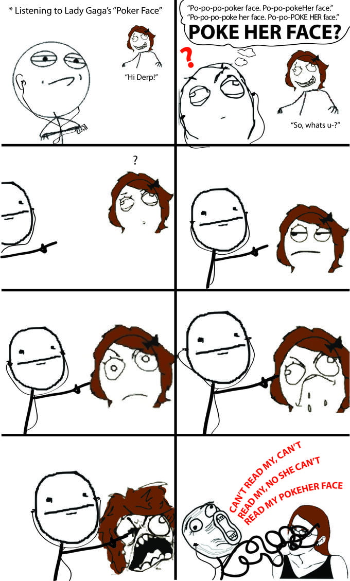 Poke her face - 9GAG