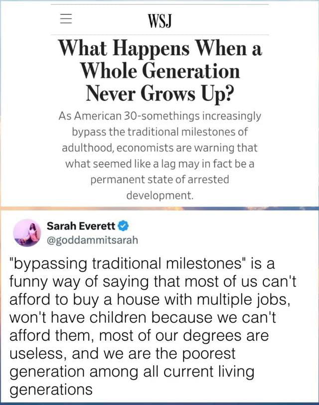 Generation Stuck Forever... - 9GAG