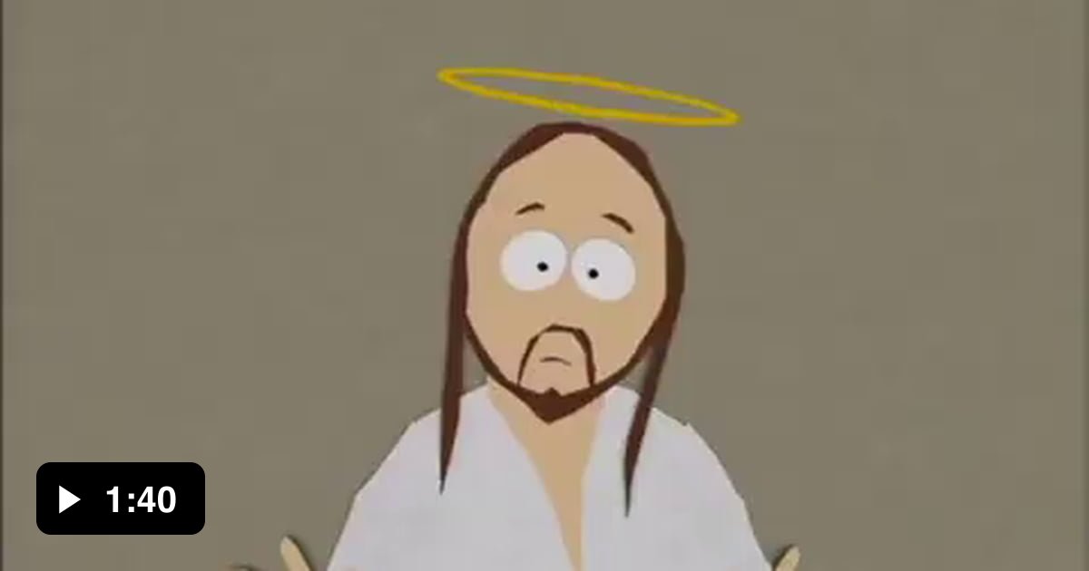 South Park in 1999 everybody. We truly live in the bad timeline ...