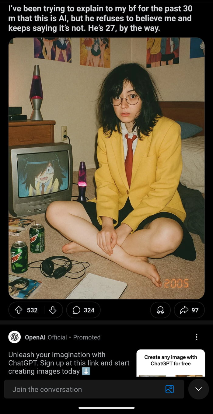 Openai advertising their image generators everywhere - 9GAG