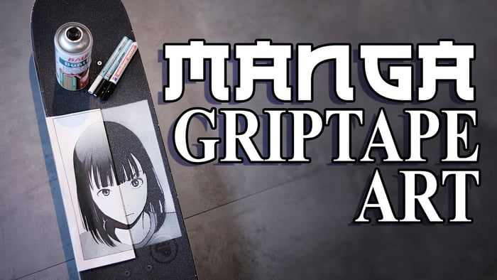 Manga Griptape Art Tutorial! - 9GAG