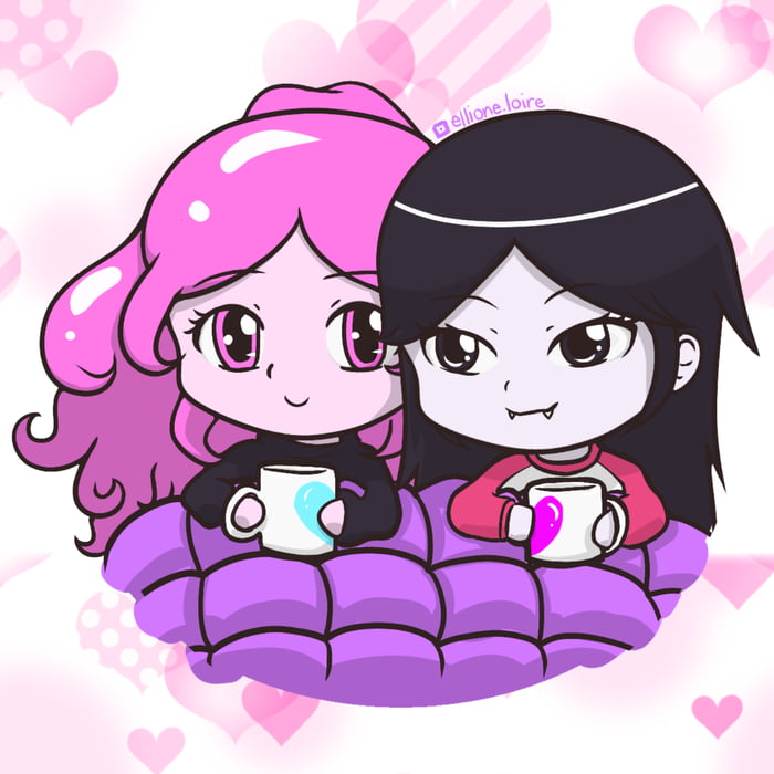 Chibi Bubbline with Cute Mug - 9GAG