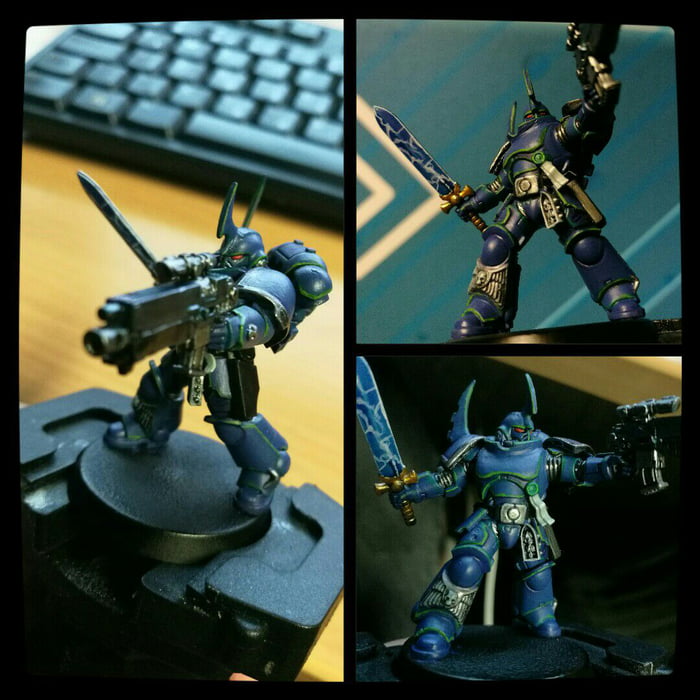 Loyalist Alpha Legion Primaris Intercessor Sgt with Powersword for my ...