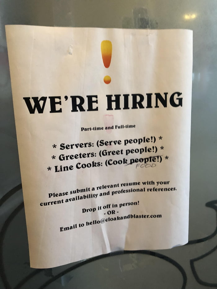 Hiring cannibals - 9GAG