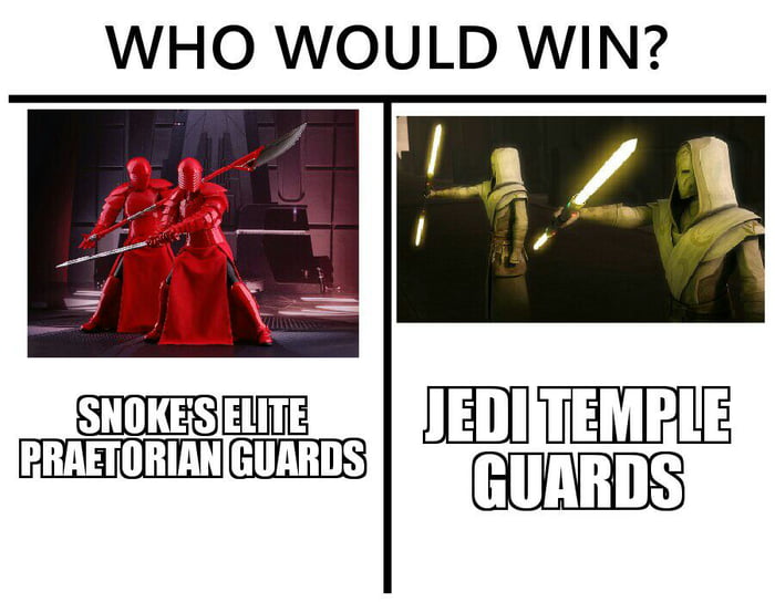 I'm with Jedi Temple Guards - 9GAG