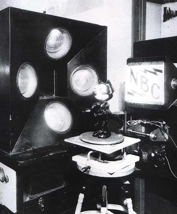 One of the first images broadcast on American television, a 13″ paper ...