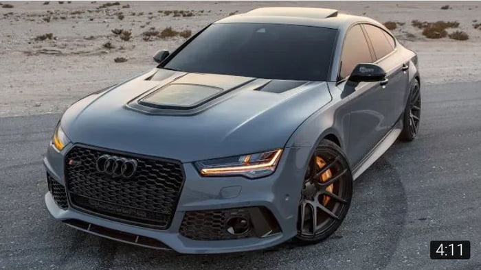 This is a 1 of 1 special order Audi RS7 with 1000HP! I think is the ...