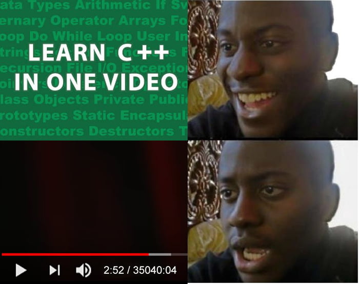 Learn C++ in One Video - 9GAG