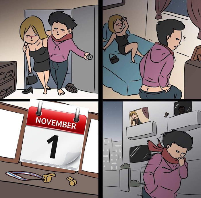 Day 1 of No nut November: when going to pee I have refrained from touching the penile region - 9GAG