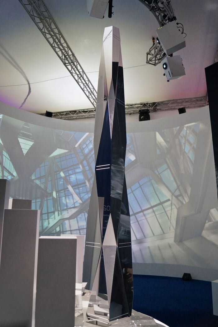 This is the newly unveiled design of the Burj 2020 tower in Dubai. It ...