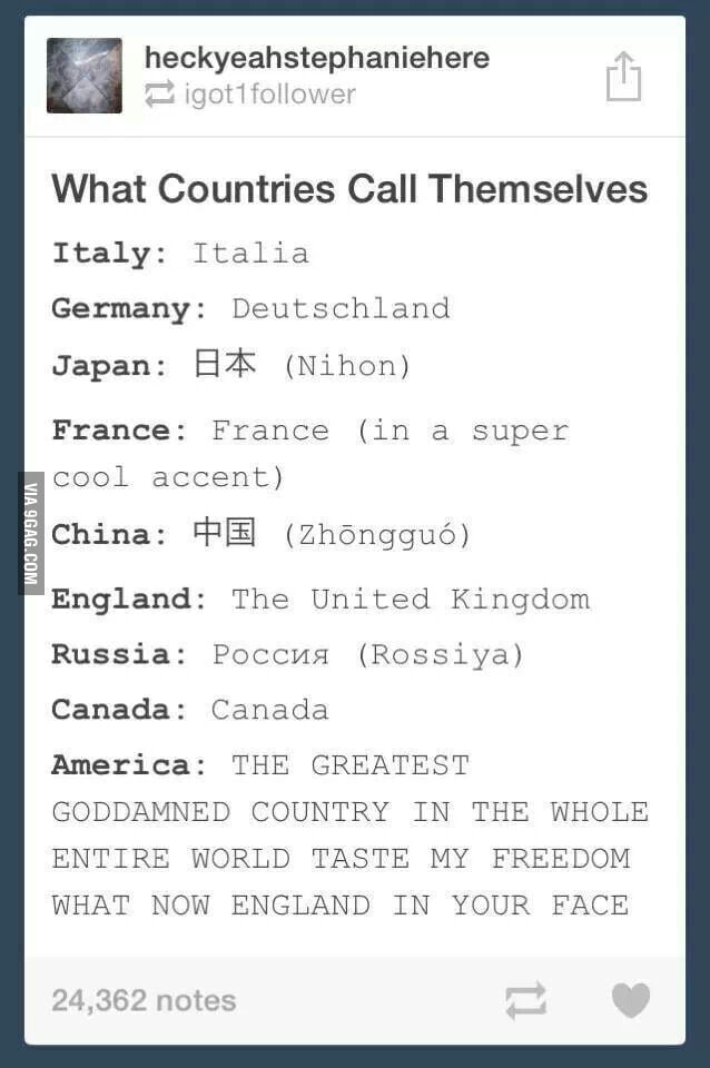 Because 'Murica - 9GAG