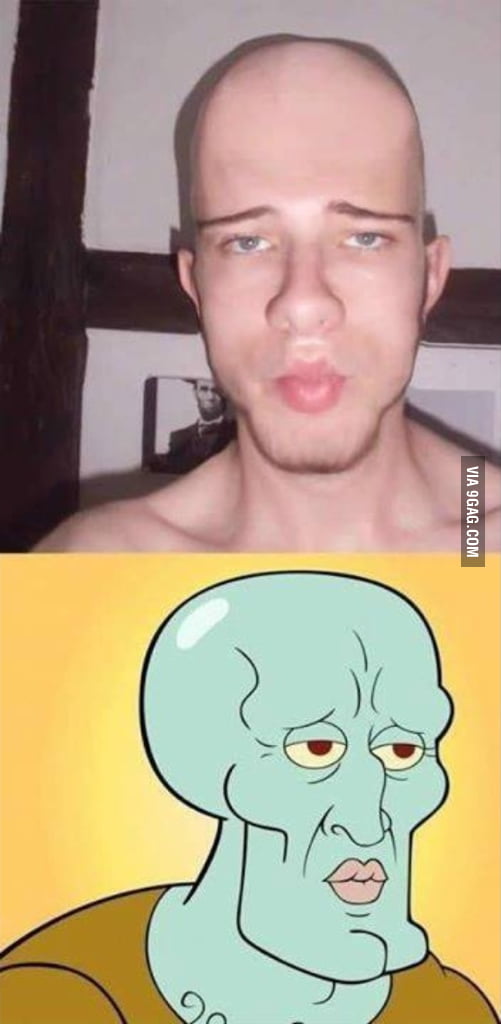 Pretty squidward - 9GAG