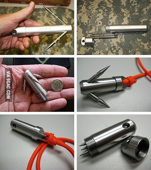 Ninja gear: Pocket & Micro Grappling Hooks - 9GAG