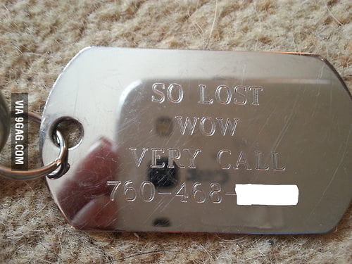 Such dog tag - 9GAG