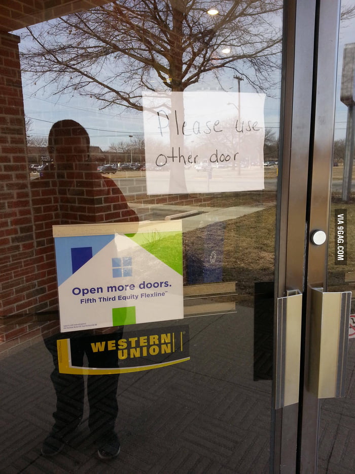 But only certain doors - 9GAG