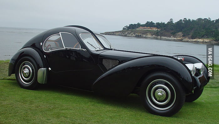 One of the rarest cars ever. 1936 Bugatti Type-57C-Atlantic. Sold for ...