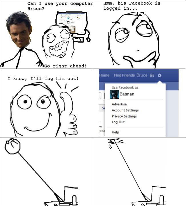 Always remember to logout - 9GAG