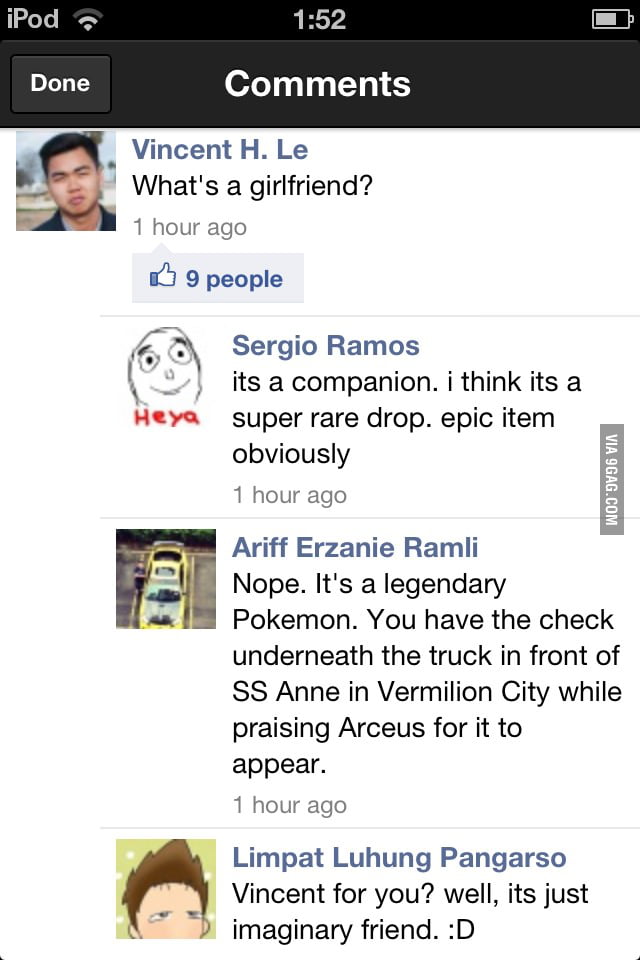 Just 9gag comments, passing through... - 9GAG