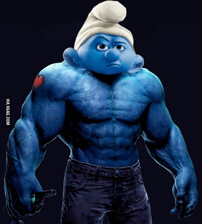 Real Life Hefty Smurf - 9GAG