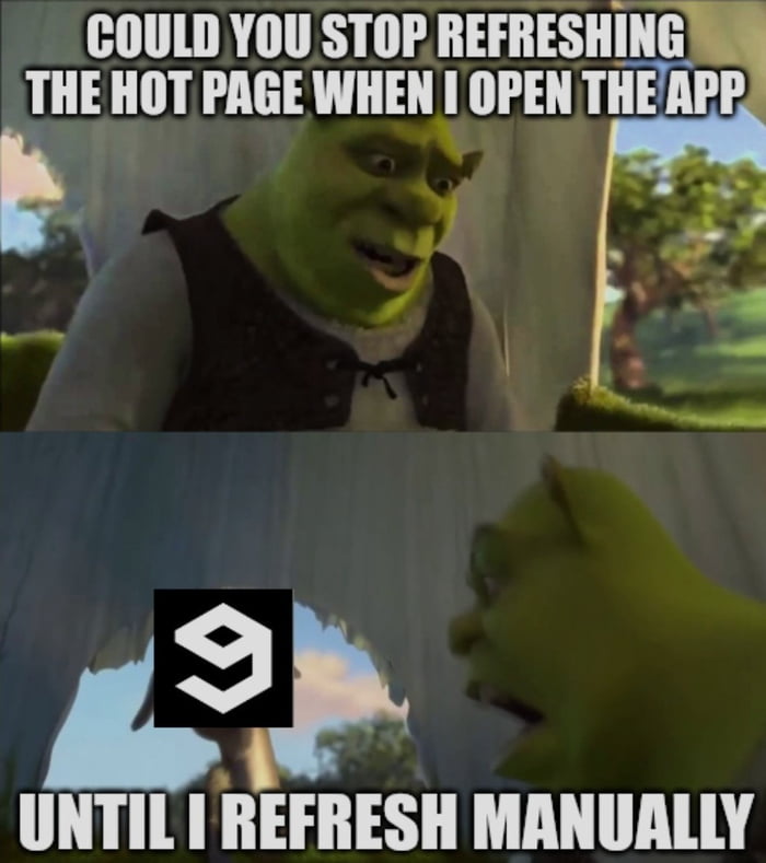 Only happens in hot and trending, never in fresh - 9GAG