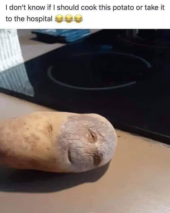 Poor potato - 9GAG