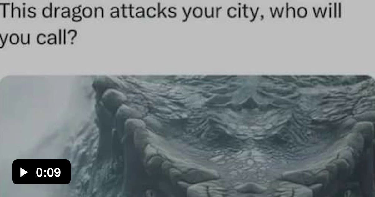 Attacked by dragon - 9GAG