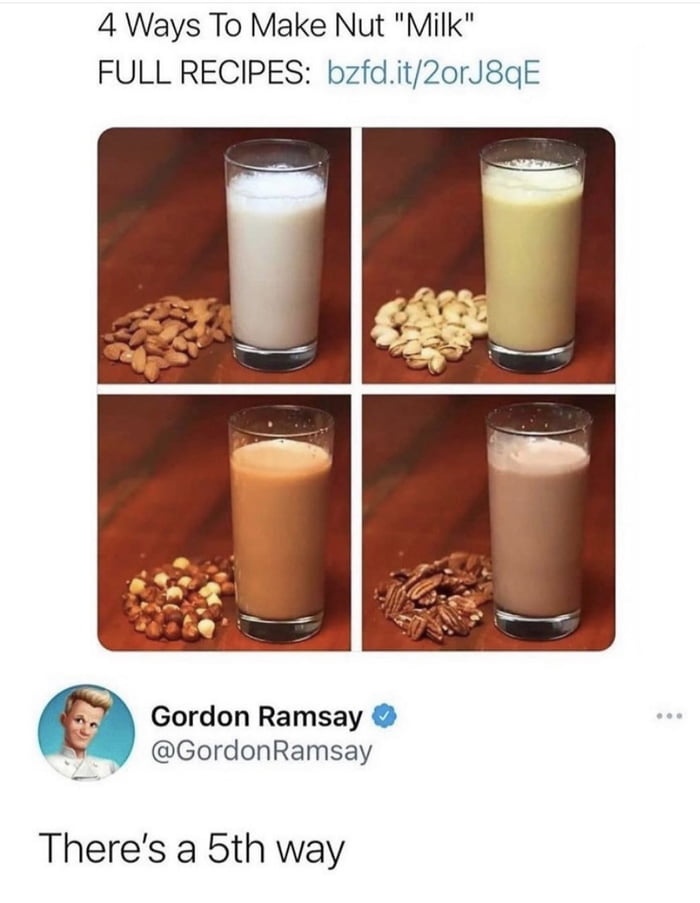 Somebody wants some Nut “Milk”? - 9GAG