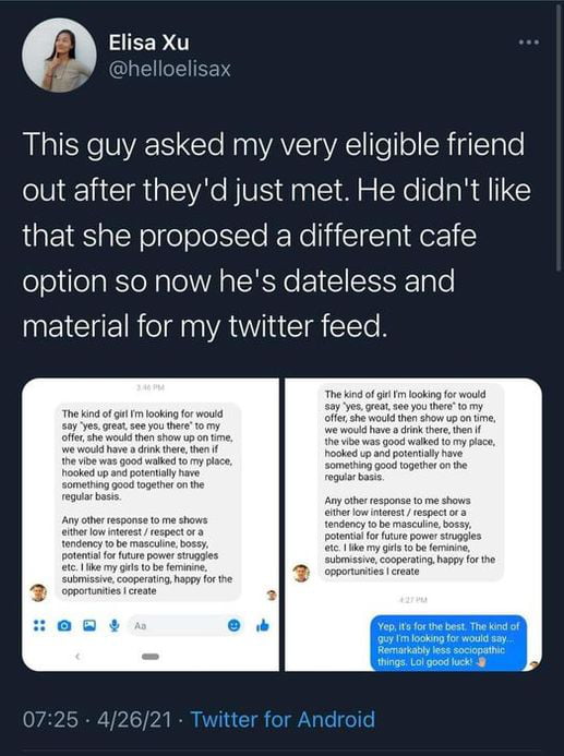 He knows what he wants, what's wrong with that?! - 9GAG